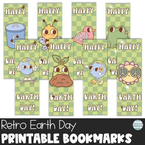 Retro Earth Day Bookmarks | Made By Teachers