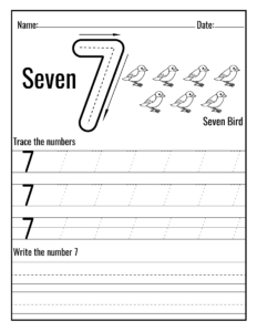 Help Your Kids Learn Numbers with 1-10 Number Tracing Prek Worksheets ...