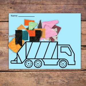 Garbage Truck Craft-Earth Day Craft Activities-Bulletin board ideas ...