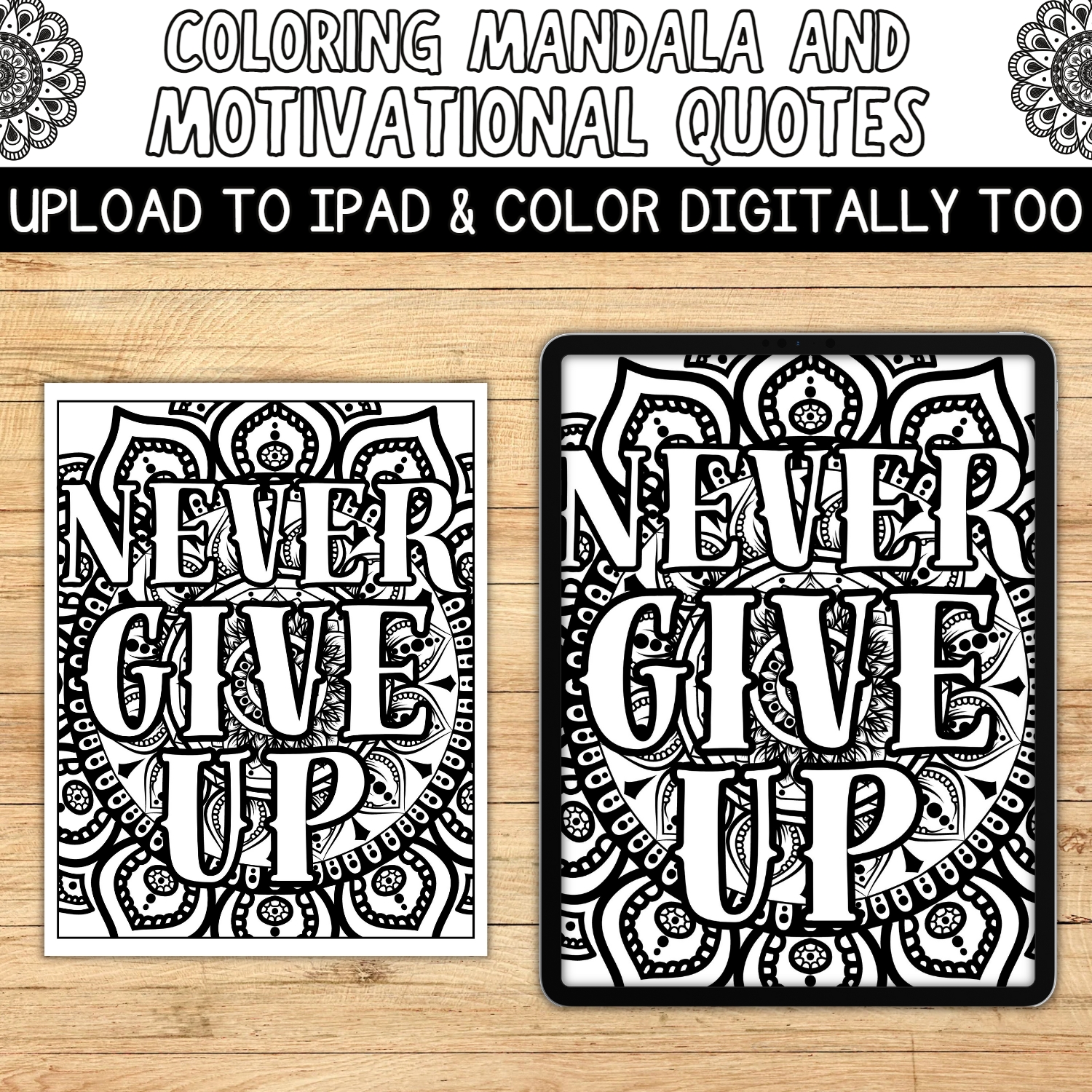 Relax and Recharge: Mandalas with Motivational Quotes for Stress Relief ...