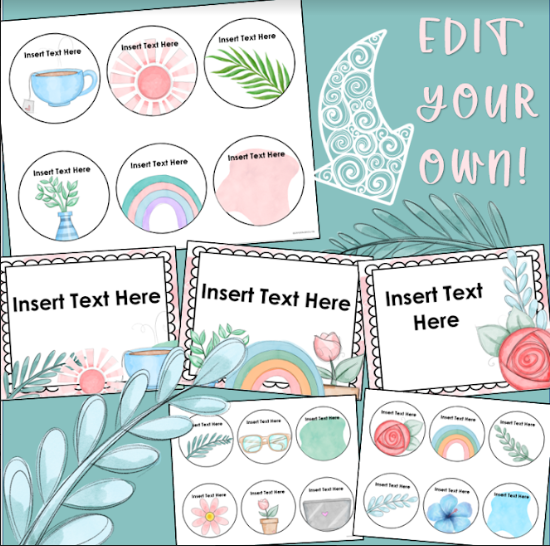 Positive Affirmation Station for Mirrors Bulletin Board Class Decor ...