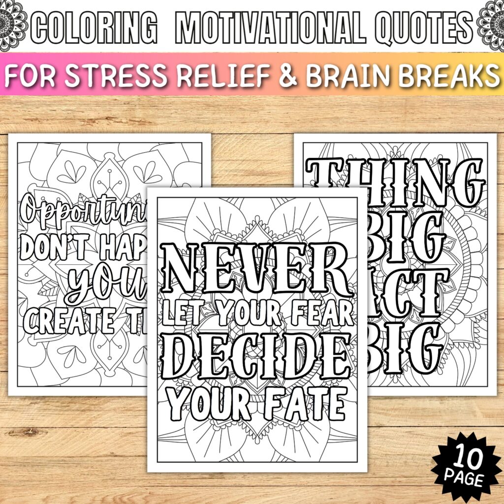 Empower Your Creativity: Mandalas and Motivational Quotes to Boost Your ...