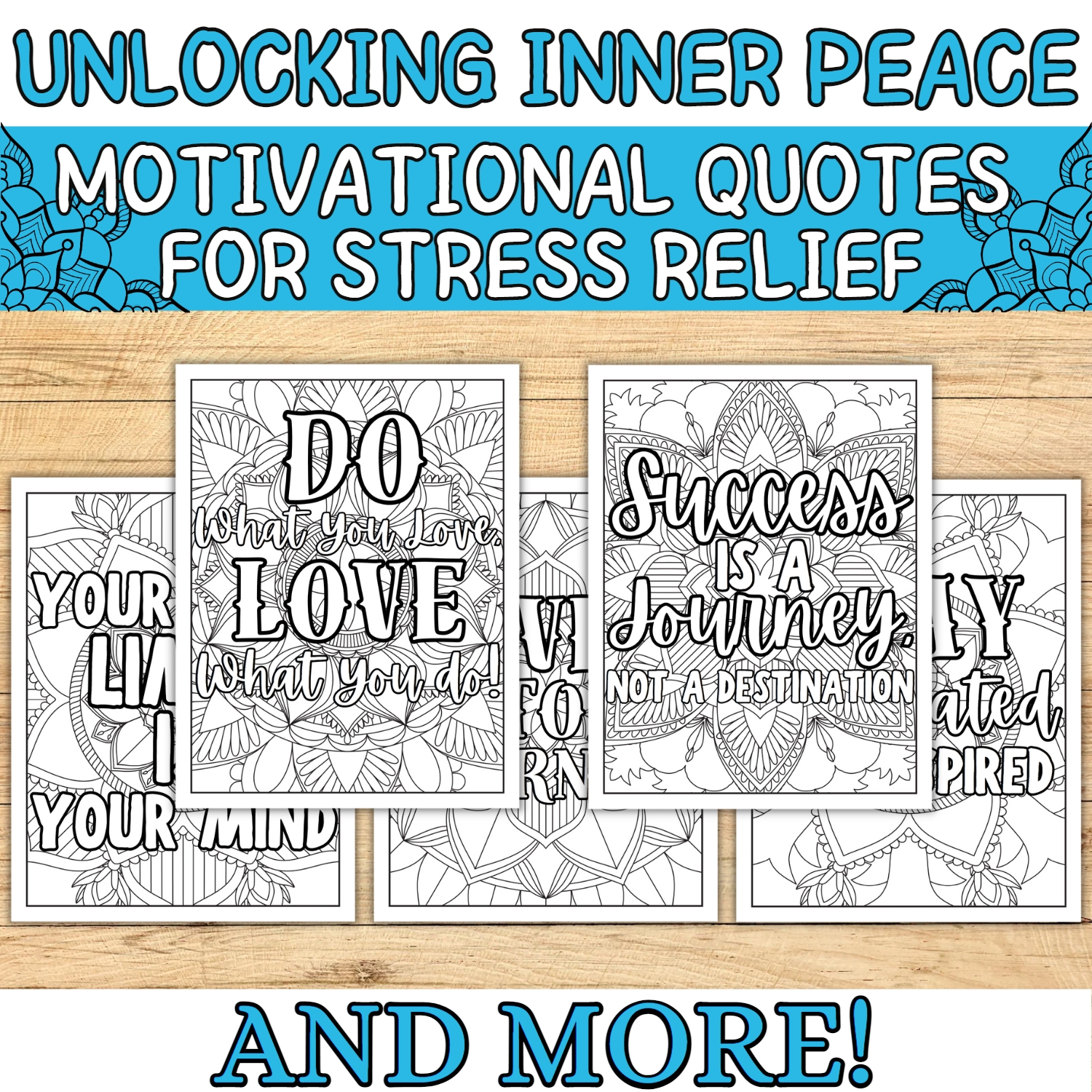 Empower Your Creativity: Mandalas and Motivational Quotes to Boost Your ...