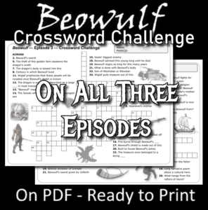 BEOWULF Reading Quiz Crossword Puzzles (worksheets) No Prep PDF | Made ...