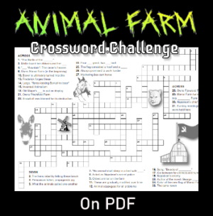 ANTHEM Crossword Puzzle Activity - Quiz, Review, Test, Worksheet - NO ...