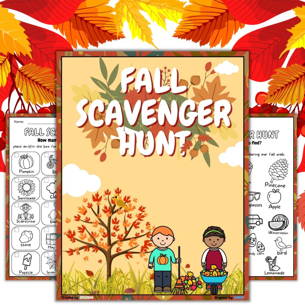 Fall Scavenger Hunt and Nature Walk - Discover the Magic of the Season ...