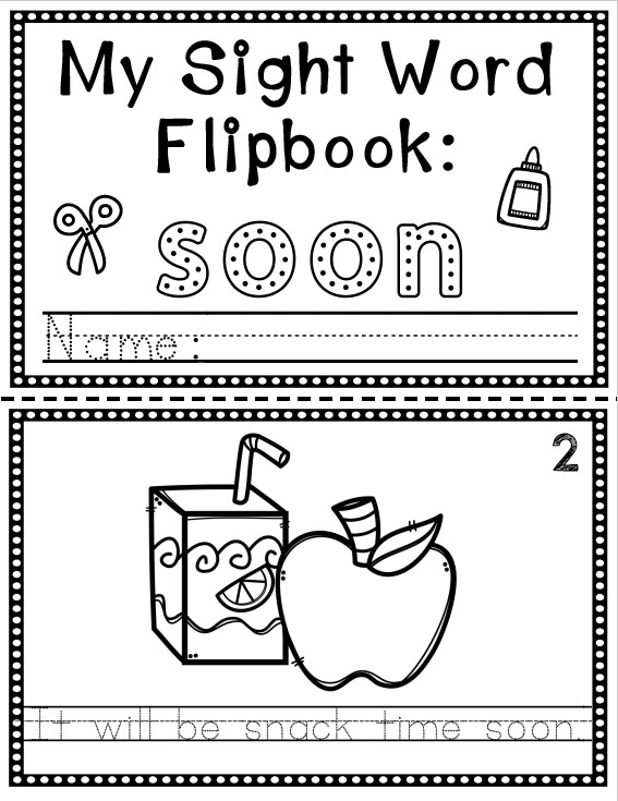 Sight Word Flip Book (Flipbook) - SOON | Made By Teachers