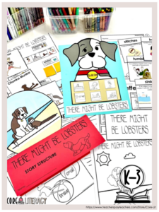 There Might be Lobsters Interactive Read Aloud Activities + Sequencing ...