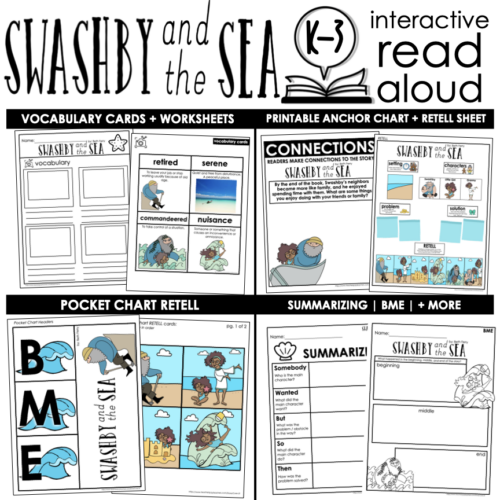 Swashby and the Sea Interactive Read Aloud Activities + Summer ...