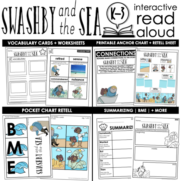 Swashby and the Sea Interactive Read Aloud Activities + Summer ...