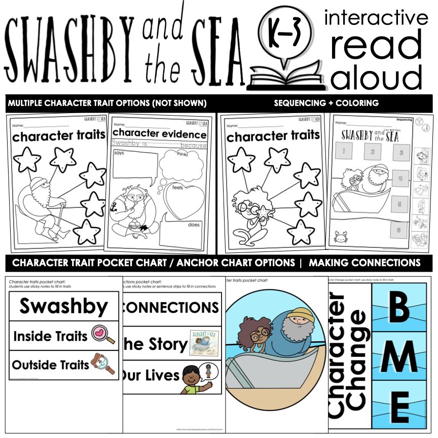 Swashby and the Sea Interactive Read Aloud Activities + Summer ...