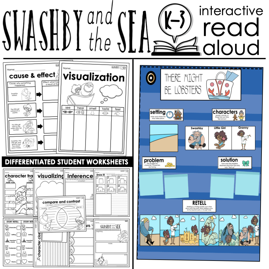Swashby and the Sea Interactive Read Aloud Activities + Summer ...