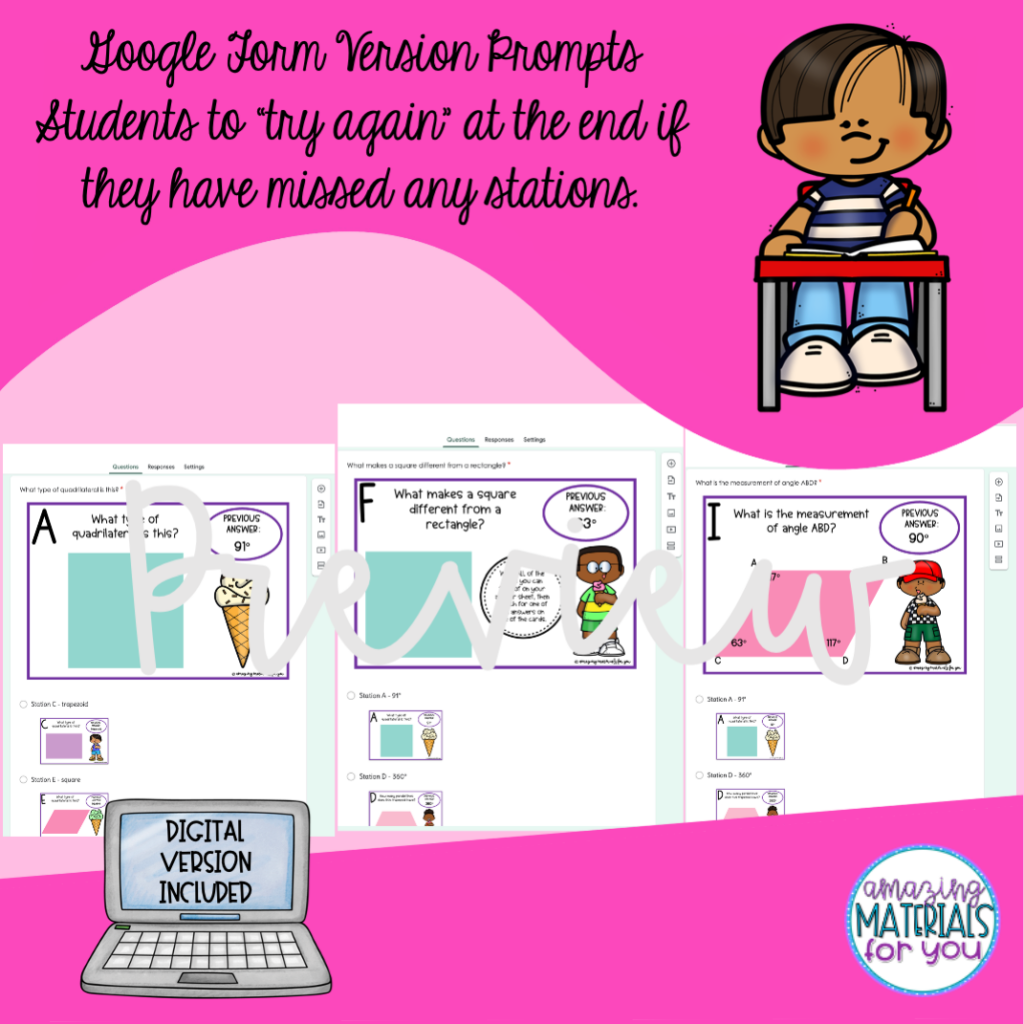 Quadrilaterals Scavenger Hunt | Made By Teachers