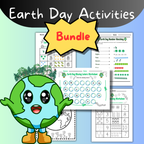 Kindergarten Earth Day Worksheets for Preschool BUNDLE | Made By Teachers
