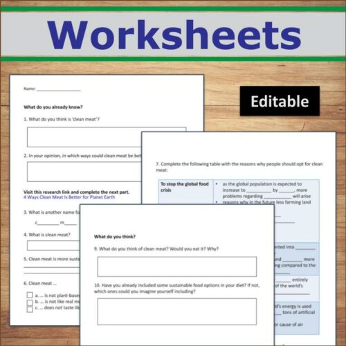 Lab-Grown Meat: The Clean Meat of the Future? | Video, Handout, and ...