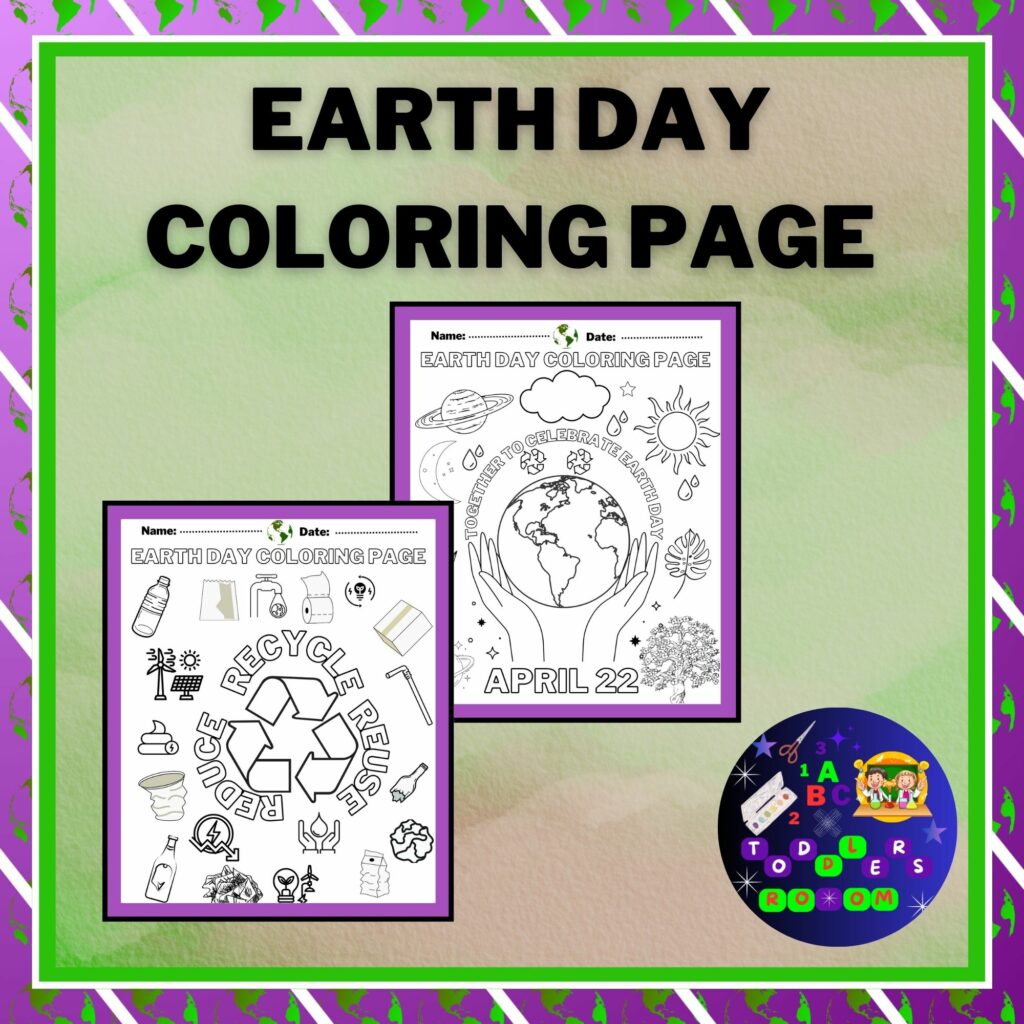 EARTH DAY Activities: Coloring, Writing, Patterns, Counting and ...
