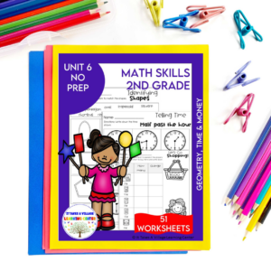 Geometry, Money & Telling Time Worksheets - Illustrative Math Unit 6 ...