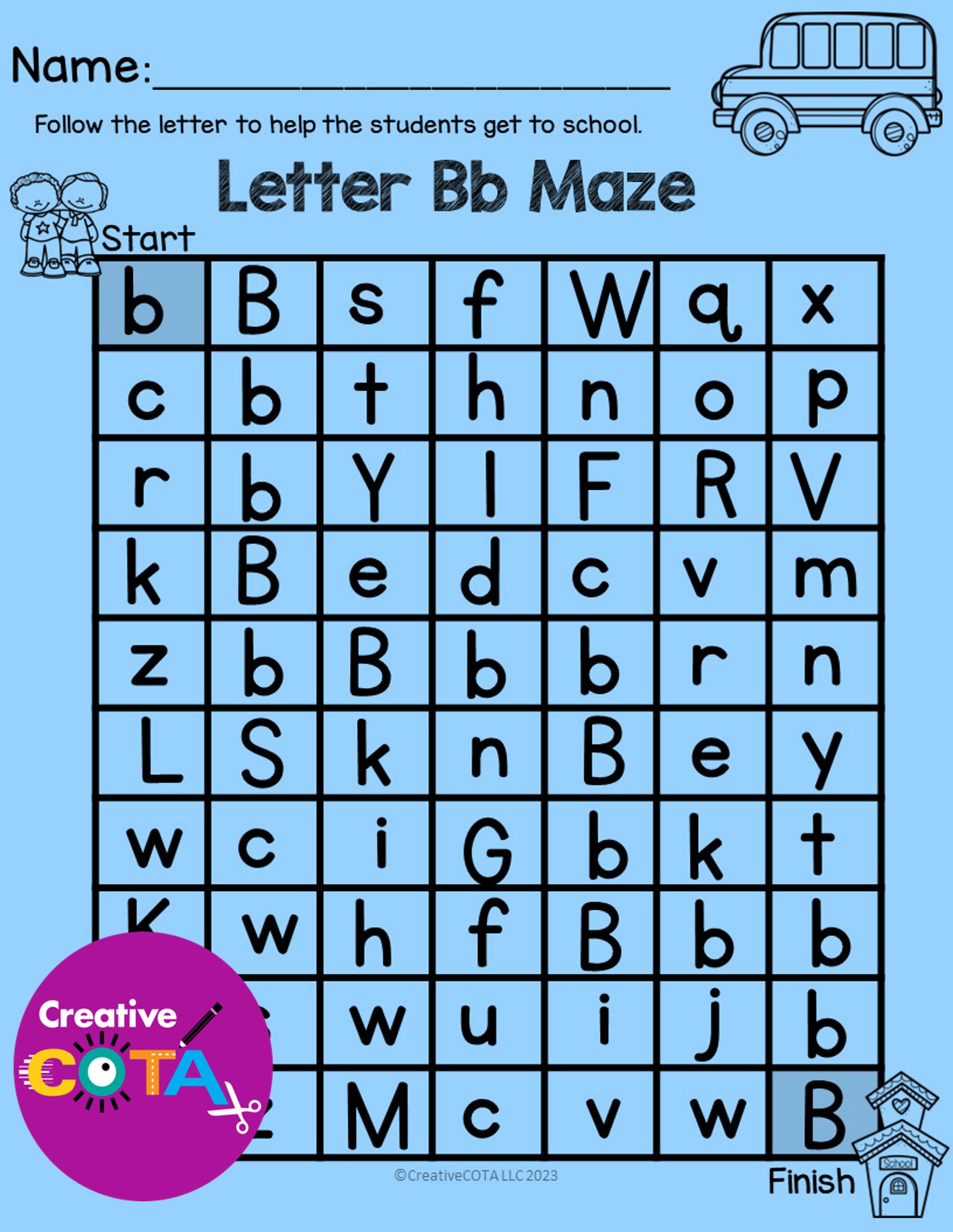 ABC Letter Mazes | Made By Teachers