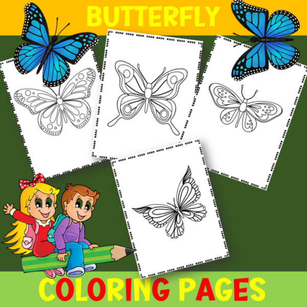 butterfly coloring page | Made By Teachers
