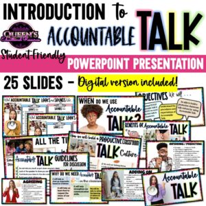 Accountable Talk Introduction PowerPoint and Tools | Made By Teachers