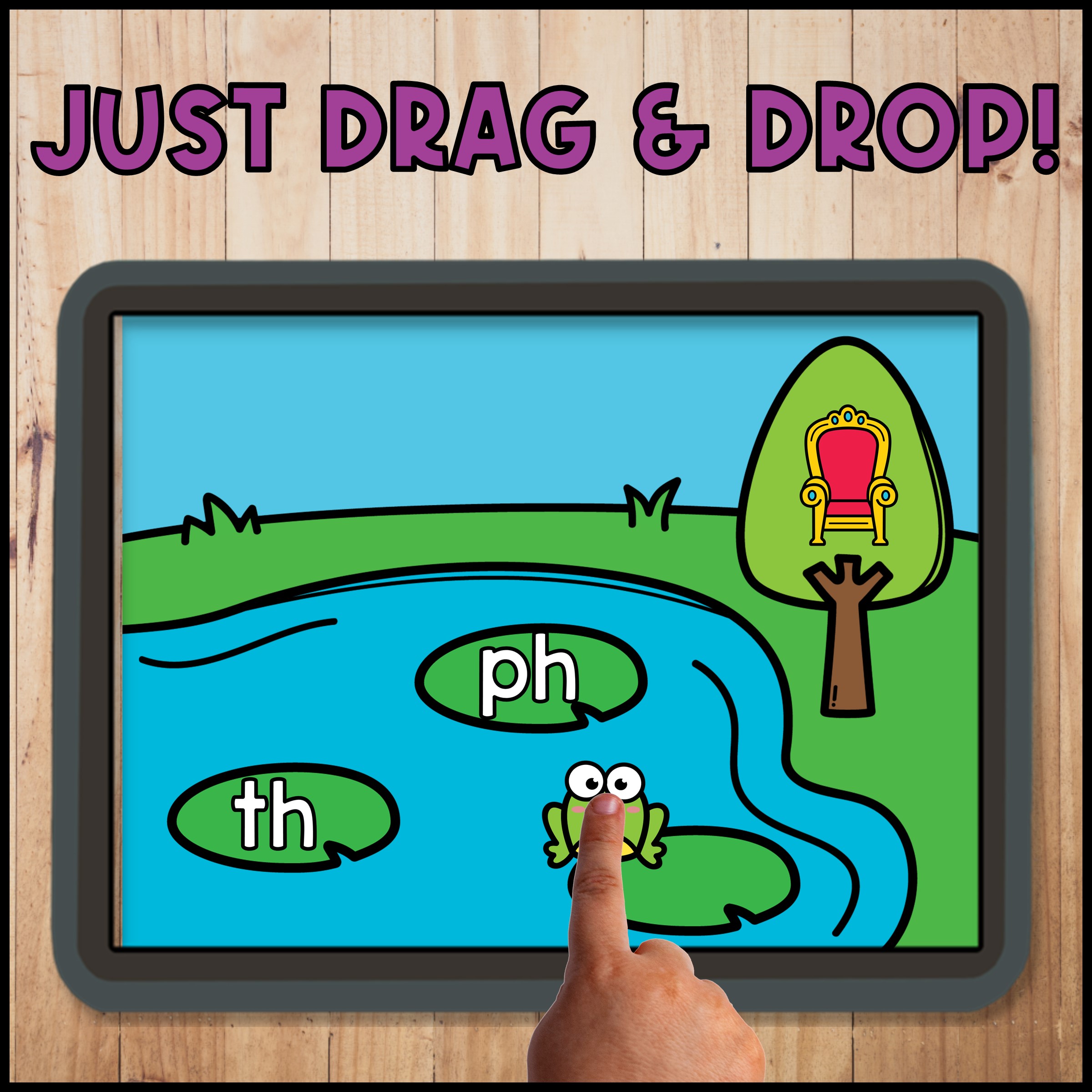 Spring Beginning Digraphs TH and PH | Digital Interactive Activities ...