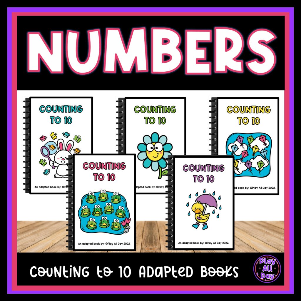 Spring Counting Adapted Books | Counting 1 to 10 Interactive Books ...