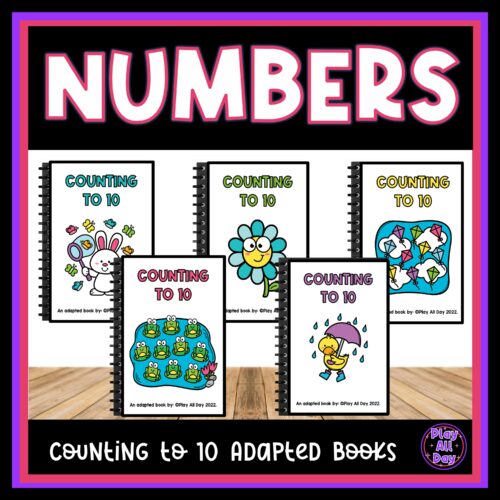 Spring Counting Adapted Books | Counting 1 to 10 Interactive Books ...
