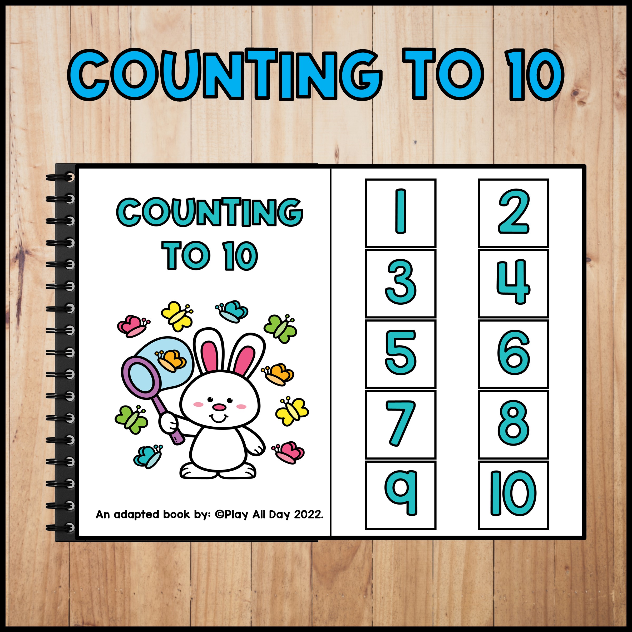 Spring Counting Adapted Books | Counting 1 to 10 Interactive Books ...