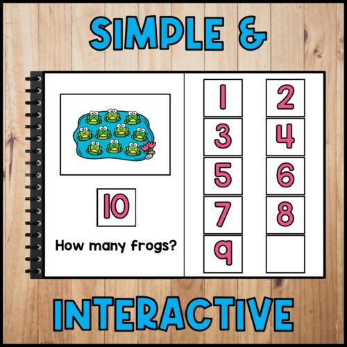 Spring Counting Adapted Books | Counting 1 to 10 Interactive Books ...