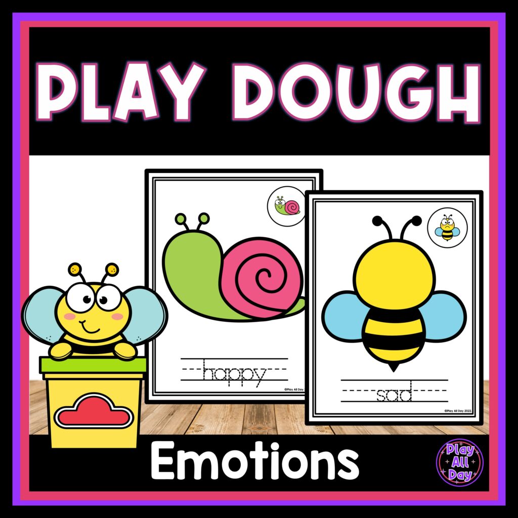 Spring Emotions Play Dough Mats | Social Emotional Learning Activities ...