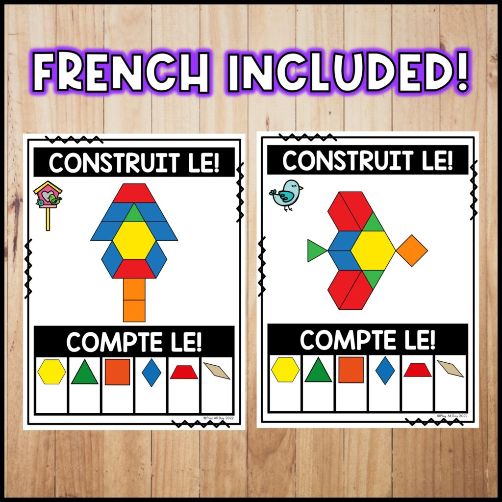 Spring Pattern Block Mats | 2D Shape Activity Mats | Made By Teachers