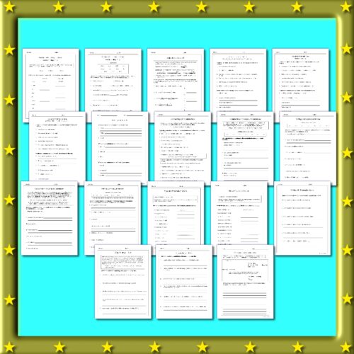 Back-to-School Grammar Review - Grade 3-4 : 38 worksheets | Made By ...