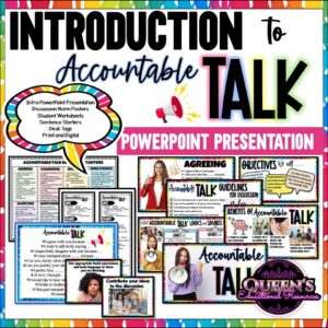Accountable Talk Bundle, Conversation and Discussion Skills Bundle ...