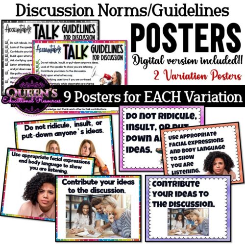 Accountable Talk Bundle, Conversation and Discussion Skills Bundle ...