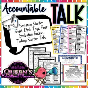 Accountable Talk Bundle, Conversation and Discussion Skills Bundle ...
