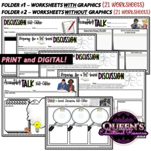 Accountable Talk Bundle, Conversation and Discussion Skills Bundle ...