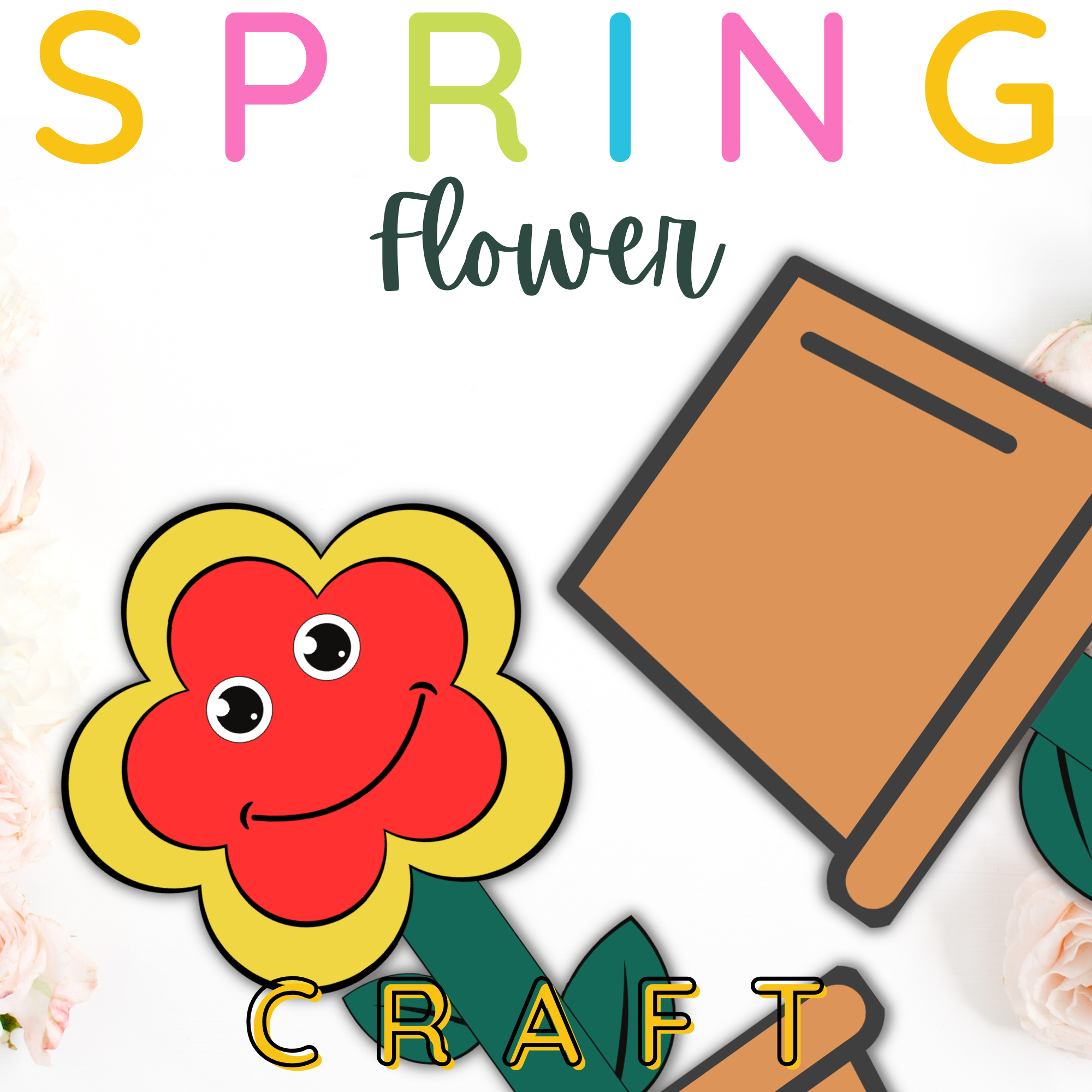 Spring Flower Craft for Bulletin Board-April Showers Bring May Flowers ...
