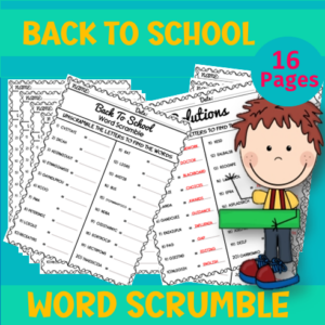Unscramble the Fun: Back-to-School Word Challenge | Made By Teachers
