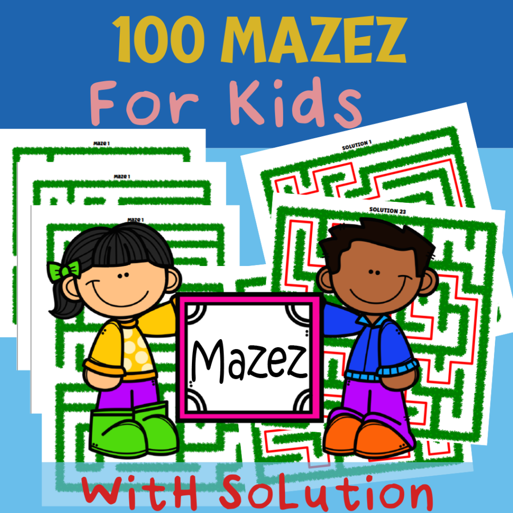 Maze Mania: 100 Challenging Mazes for Kids of All Ages! | Made By Teachers