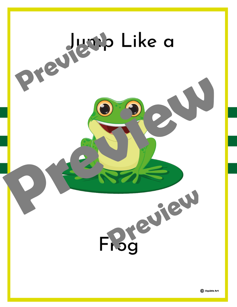 Spring Movement Cards : Fun Movement Cards for Kids with a Spring Theme ...