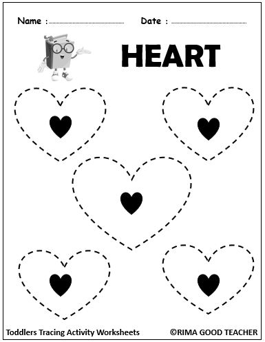 Tracing Shape Worksheets For Toddlers | Made By Teachers