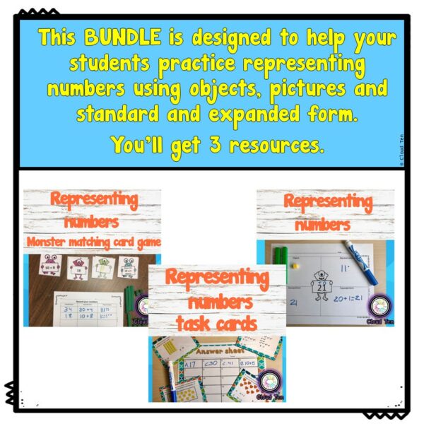 Representing Numbers Bundle | Made By Teachers