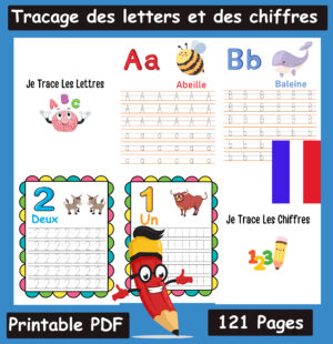 Tracer Les Chiffres et Les Lettres : French Alphabets And Numbers ...