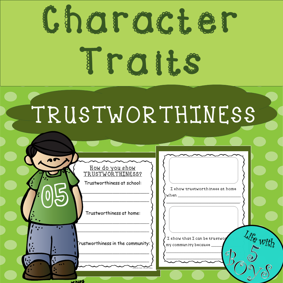 Character Trait Activity For Trustworthiness Made By Teachers