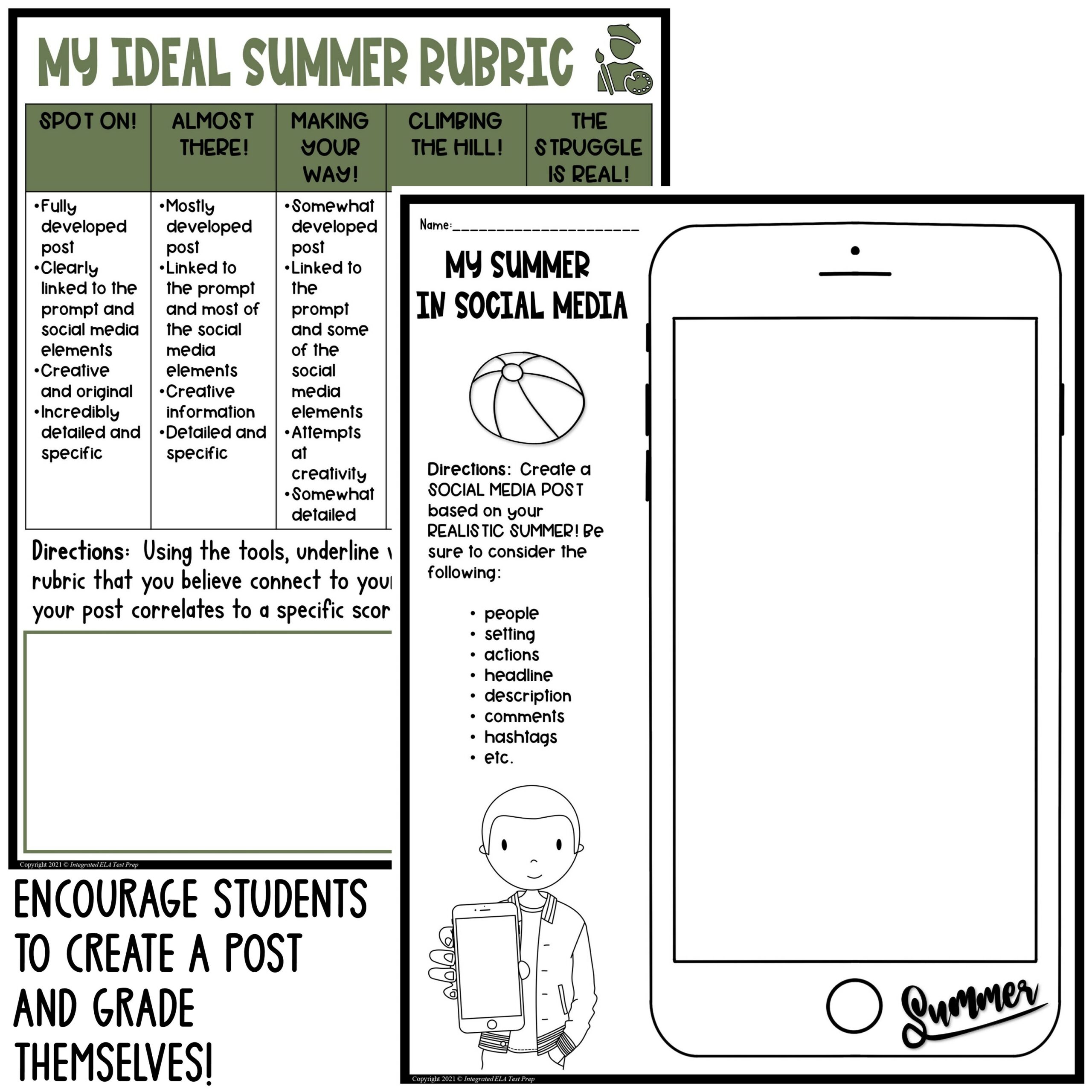 Fun End of the Year Digital Activities Middle High School | Made By ...