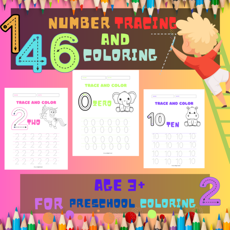 Number tracing worksheets for toddlers | Made By Teachers