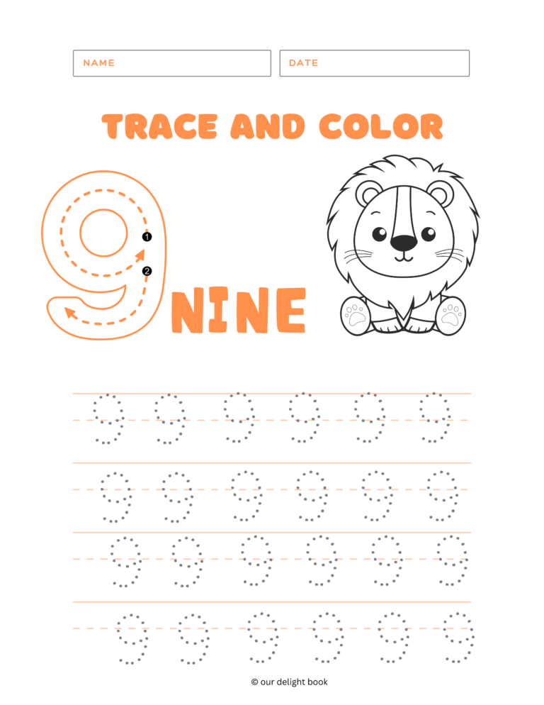 Number tracing worksheets for toddlers | Made By Teachers