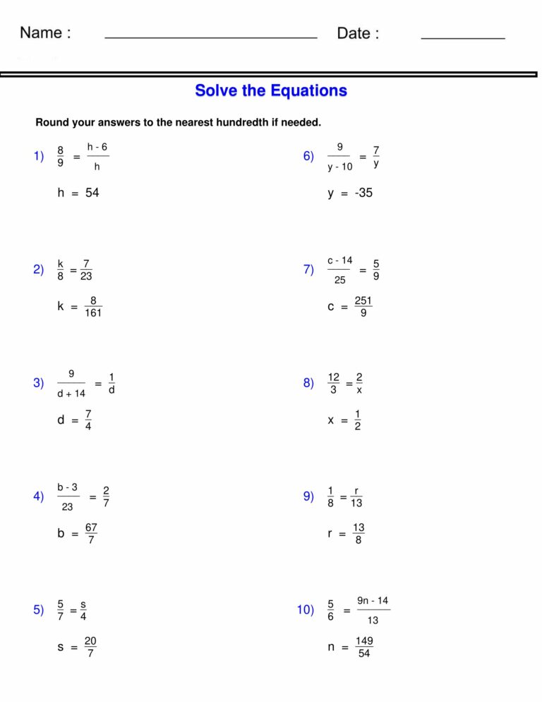 Solving Proportions Worksheets - Similarity Worksheets | Made By Teachers