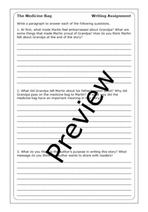 Virginia Driving Hawk Sneve "The Medicine Bag" worksheets | Made By ...