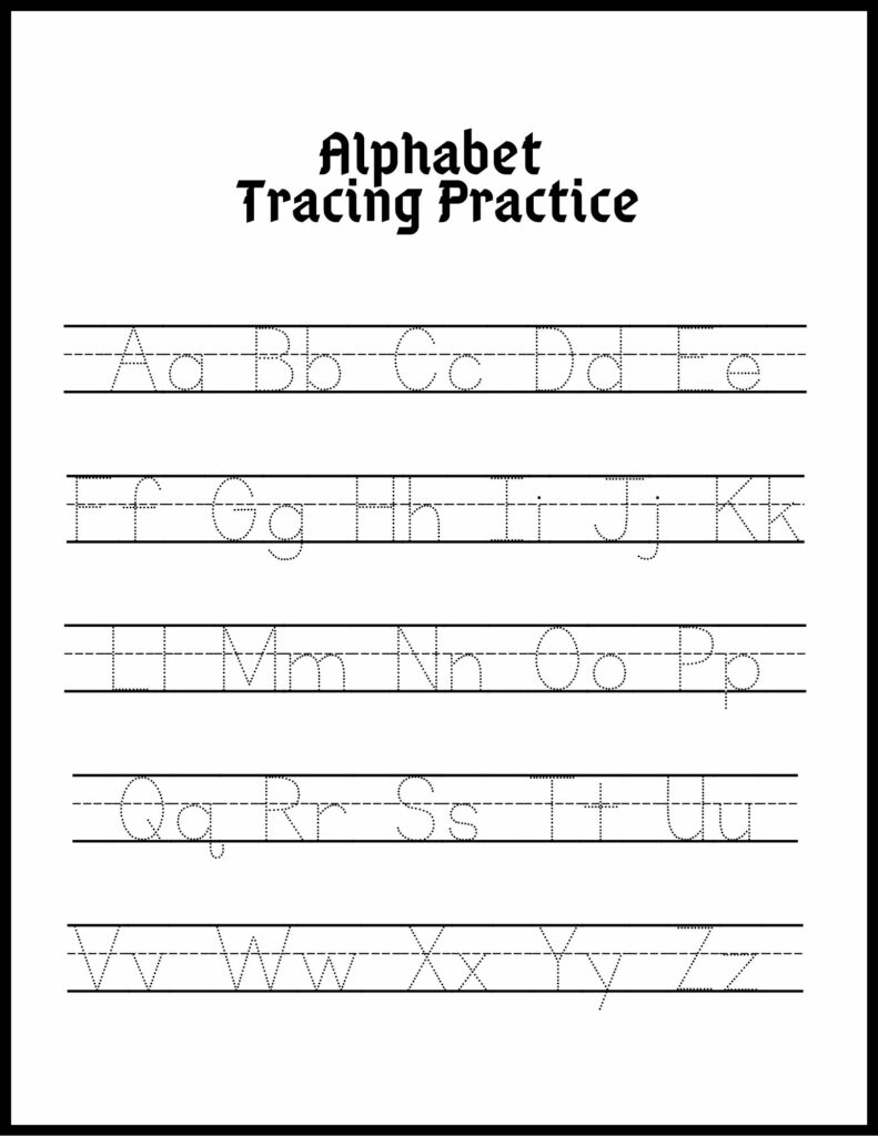 Alphabet Tracing | Alphabet Letter Tracing | Alphabet Tracing Book ...